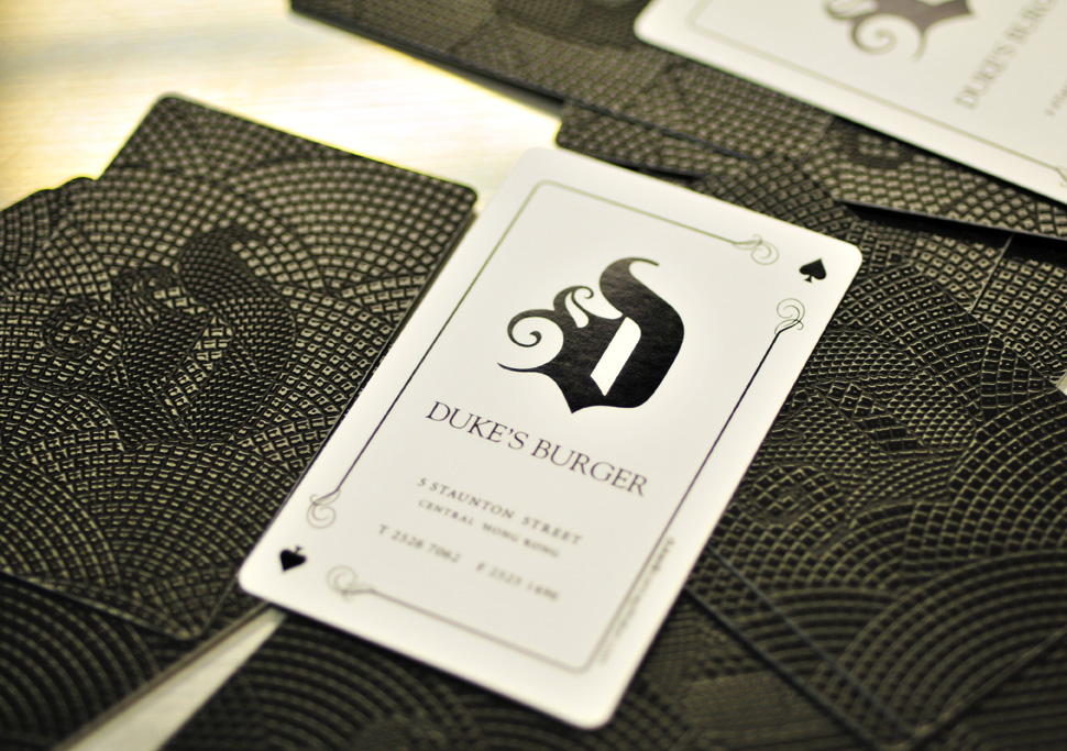 Business Card: Duke’s Burger | Ivan Cheung Design