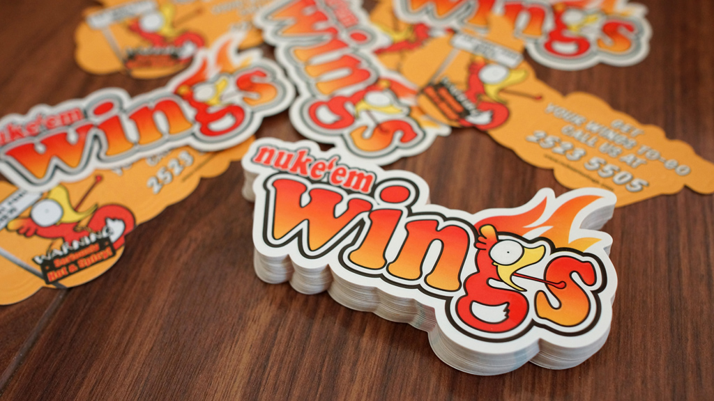 Business Card: nuke’em wings | Ivan Cheung Design